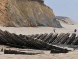 Schooner Wreck Washed Ashore At Wellfleet, MA — Google Sightseeing